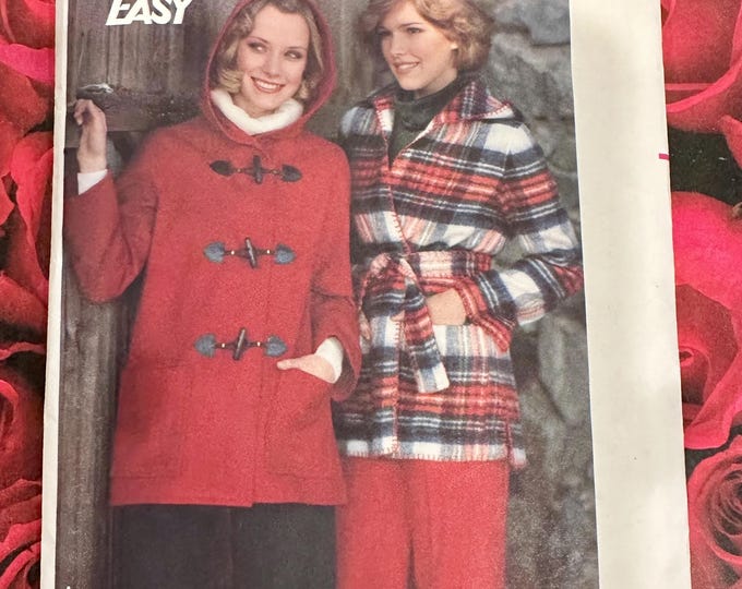 Uncut Lined Jacket Sewing Pattern-mccalls 4309 - Etsy