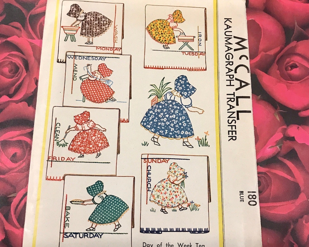 1930’s Uncut Mccall Kaumagraph Transfer - Etsy