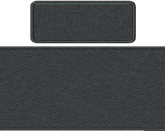 SHERIFF Embroidery Patch 10x4 and 5x2 Inches Hook Backing Black Letters ...