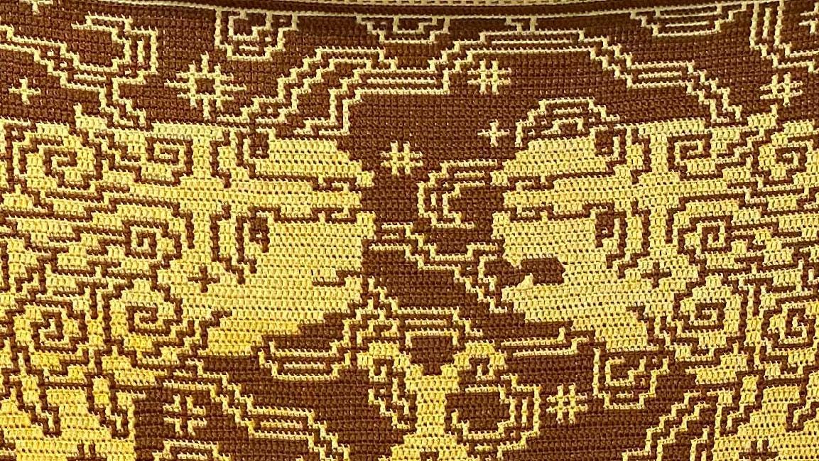 Pixiu Mythical Creature Crochet Pattern | Overlay Mosaic & Interlocking ...