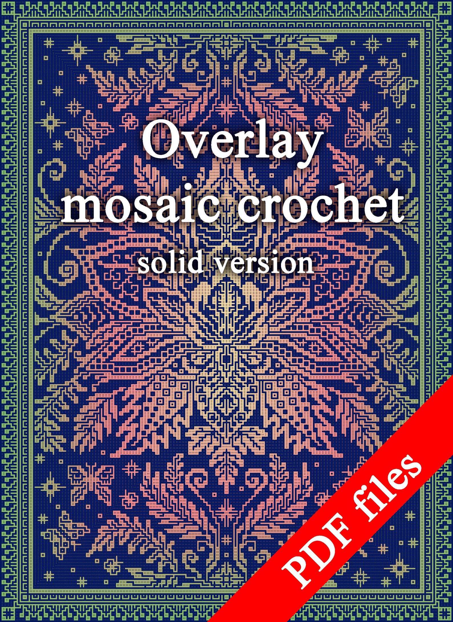 Fern Flower Overlay Mosaic Crochet Blanket Pattern | Overlay Mosaic ...