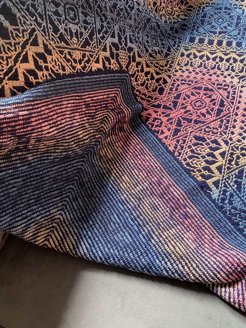 Dream Catcher Overlay Mosaic Crochet Blanket Pattern | Overlay Mosaic ...