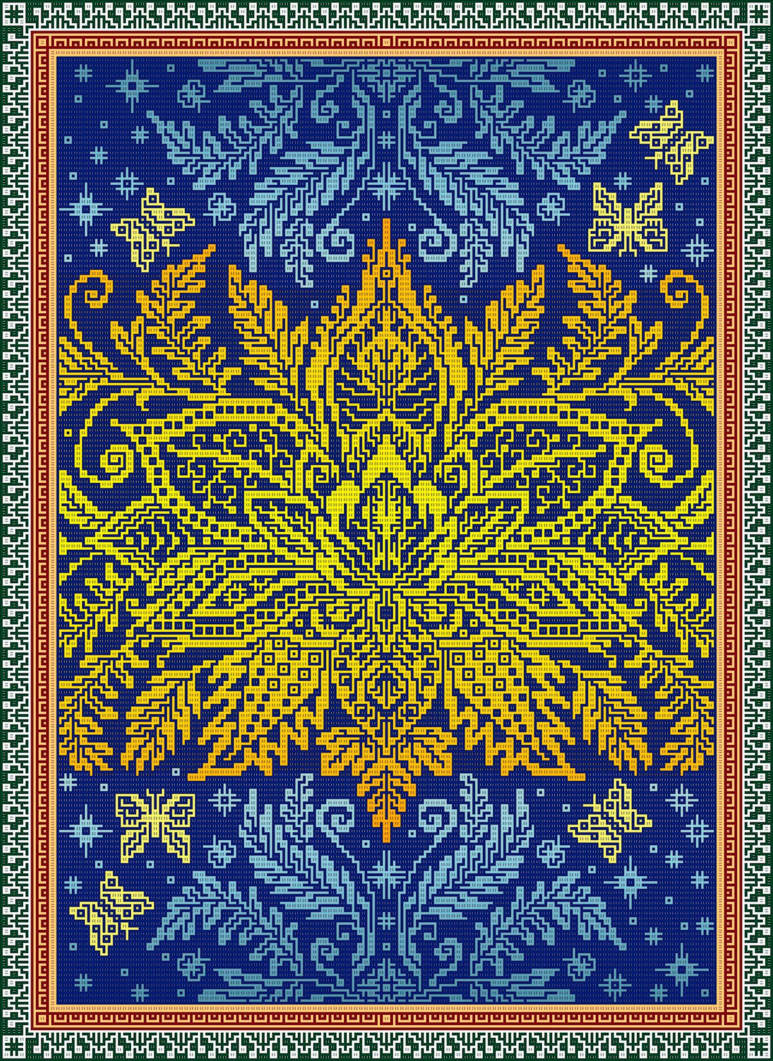 Fern Flower Overlay Mosaic Crochet Blanket Pattern | Overlay Mosaic ...