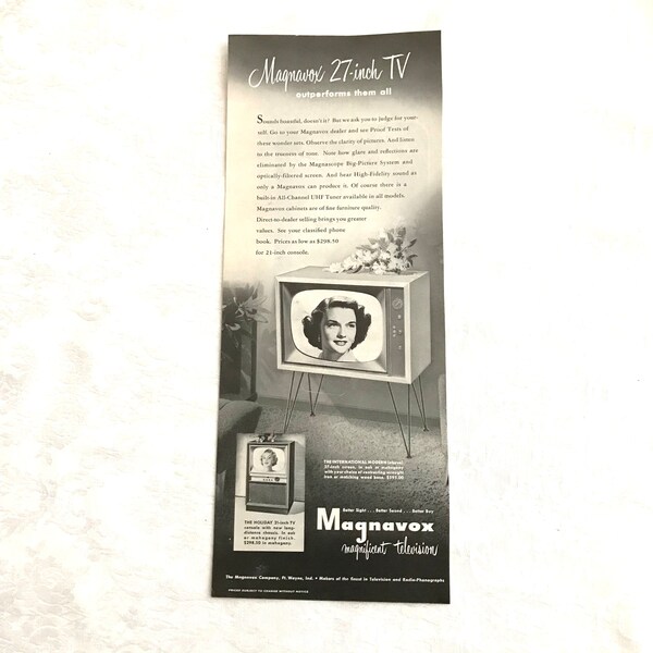 Magnavox Tv - Etsy