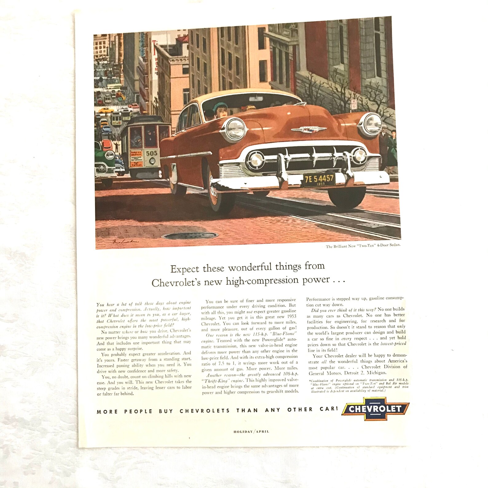 Vintage Original Magazine Ad Advertisement Chevy Chevrolet - Etsy