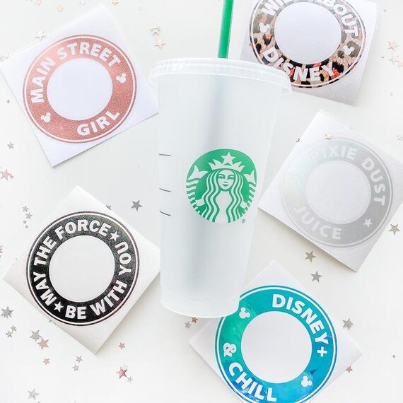 Custom Starbucks Decal decal Only/starbucks Cold Cup - Etsy