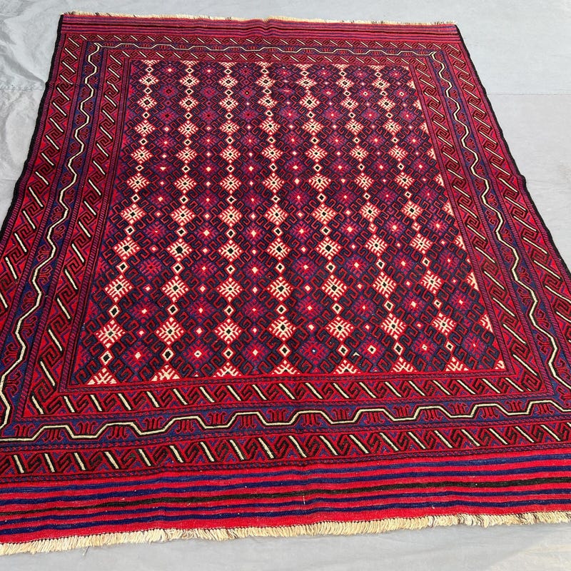 Blue Persian Rug 7x9 - Etsy