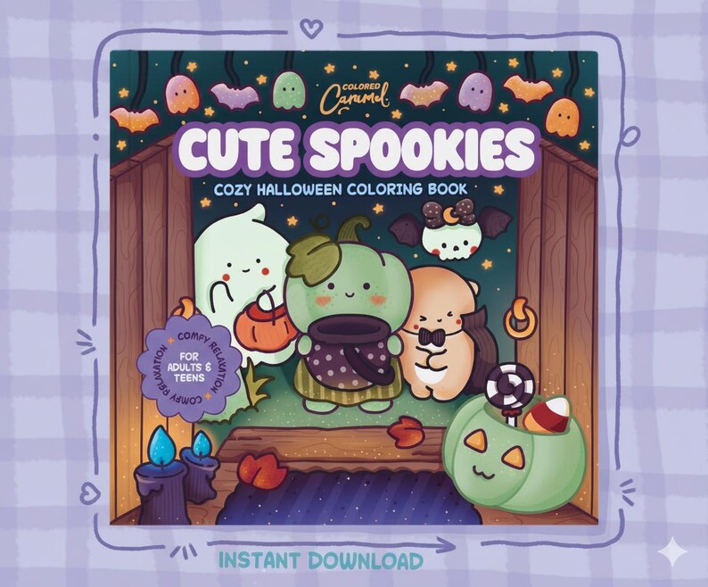 Spooky Cats Halloween Coloring Pages PDF, 69 Printable Instant Digital ...