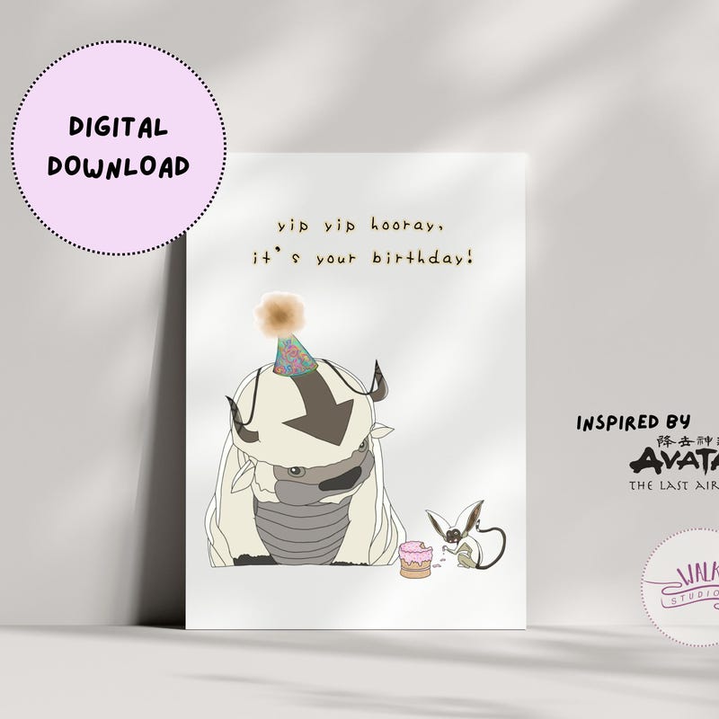 Avatar Birthday Cards - Etsy UK