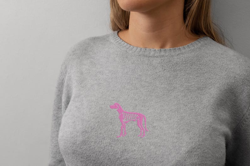 Dog Skeleton Embroidery Design Bundle, Anatomy Animal Machine ...