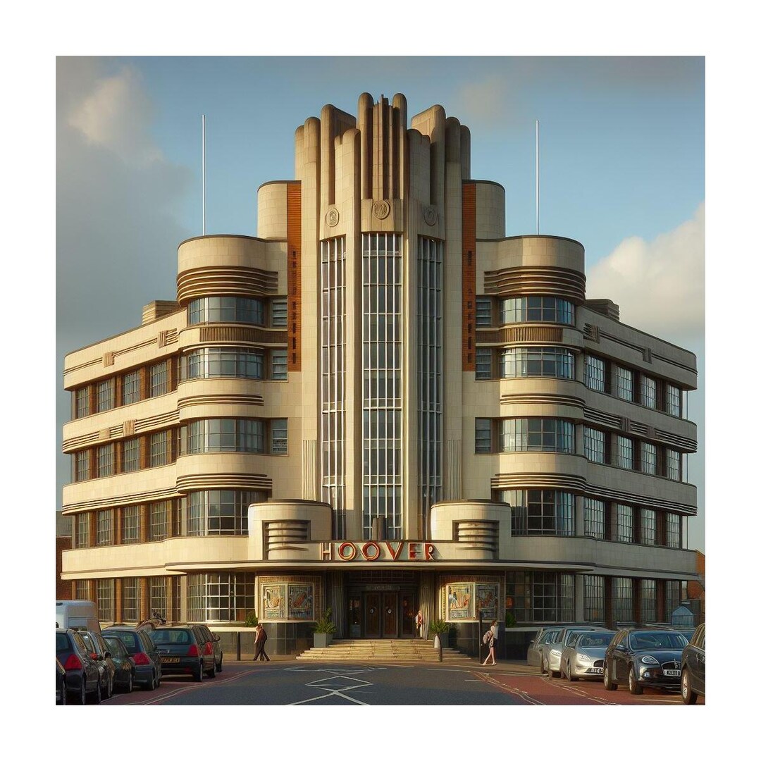 A Fine Art Photo Print, the Art Deco Hoover Building, the 1920s Era of ...
