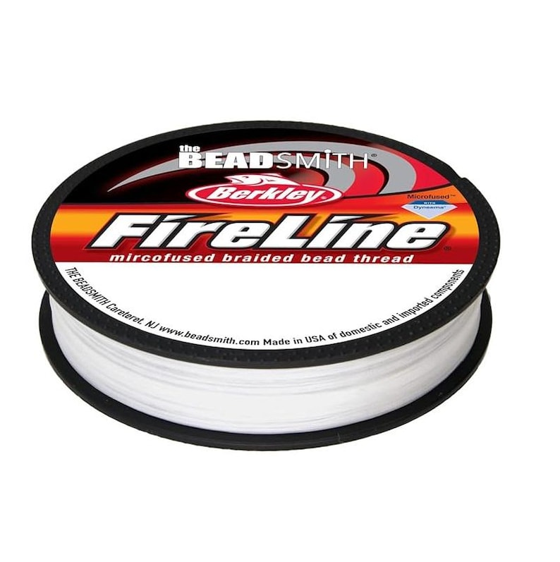 Berkley Fireline Braided Beading Thread 6-pound Test Crystal 0.006 Inch ...