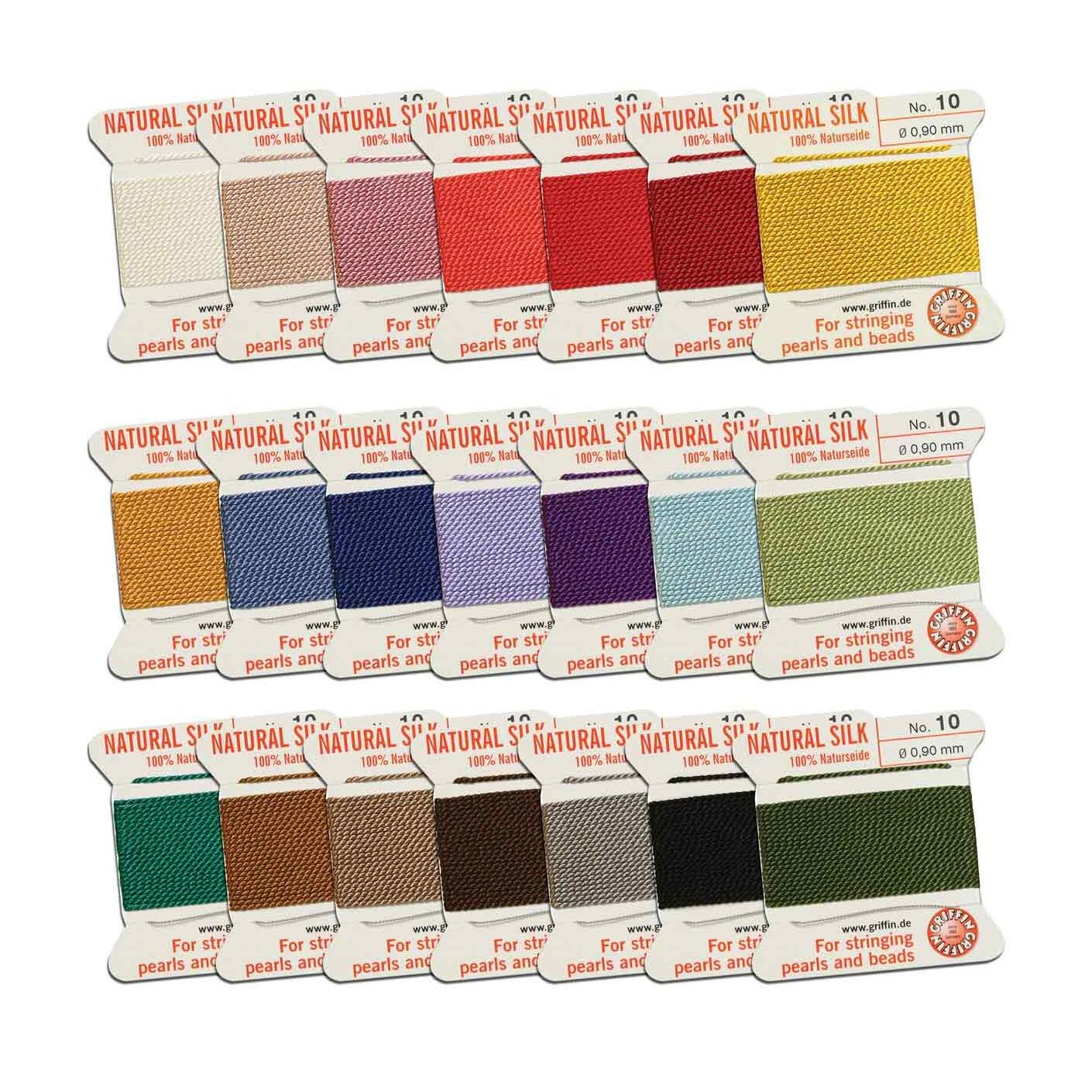 Griffin Silk Thread Sold per Pack of 2 Cards ( 4 Meter / 4.4 Yards ...