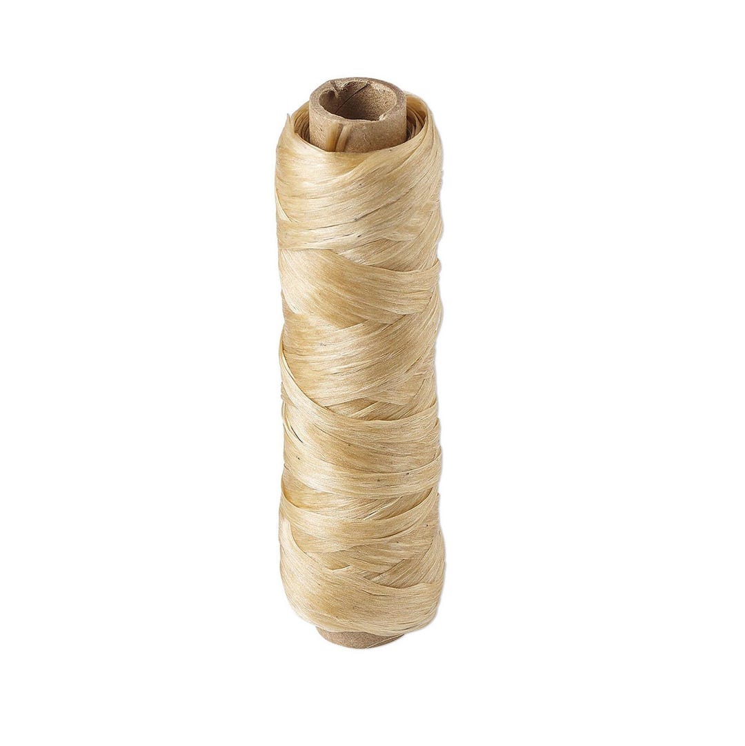 Sinew Artificial Waxed Polyester Cord Natural 5-ply, Great for Jewelry ...