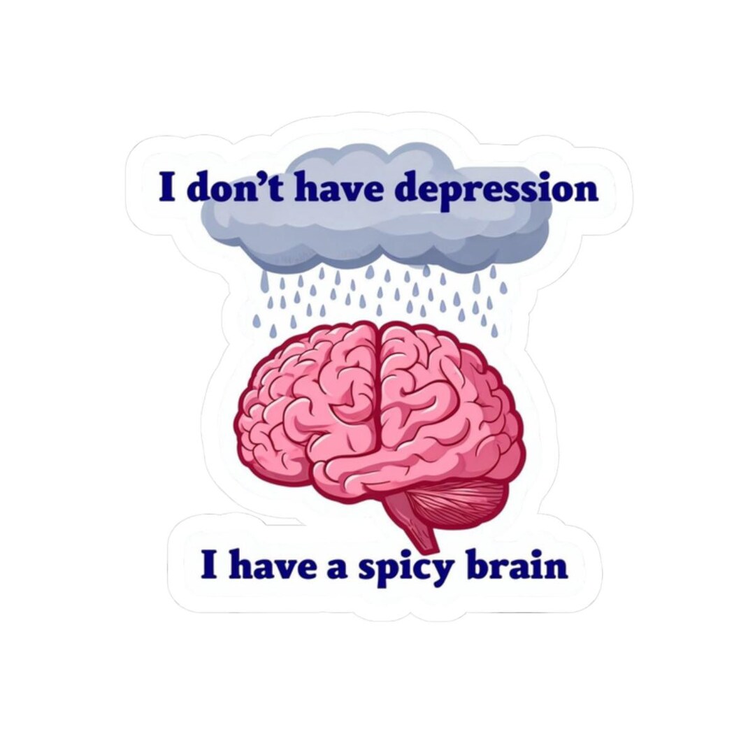 Depression Sticker - Etsy