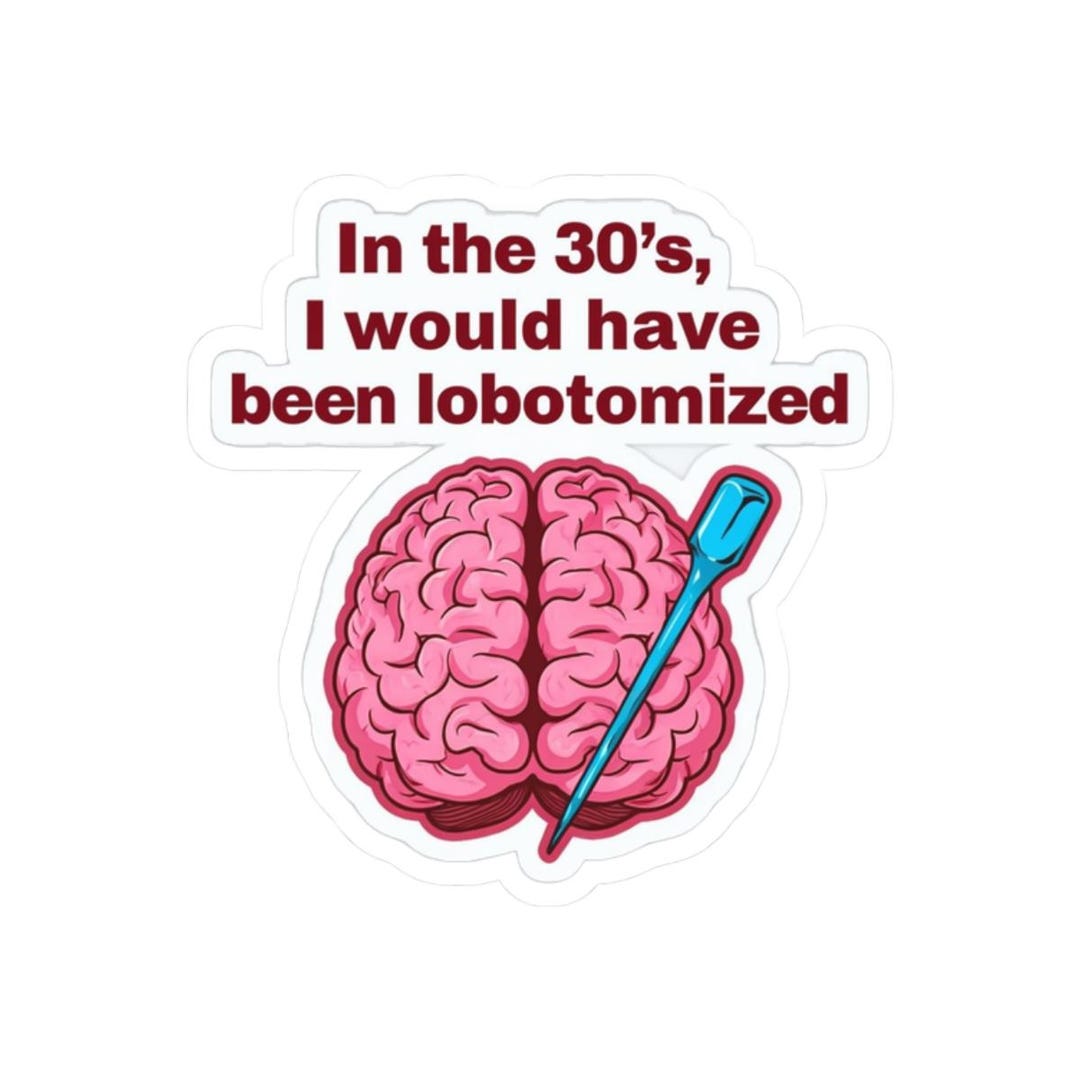 Lobotomy Sticker Ver. 2 - Etsy
