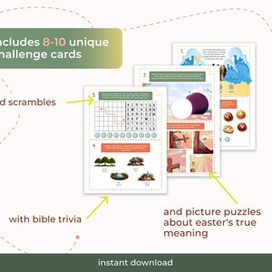 Easter Christian Games Bible Hunt Easter Activities for Kids Church ...