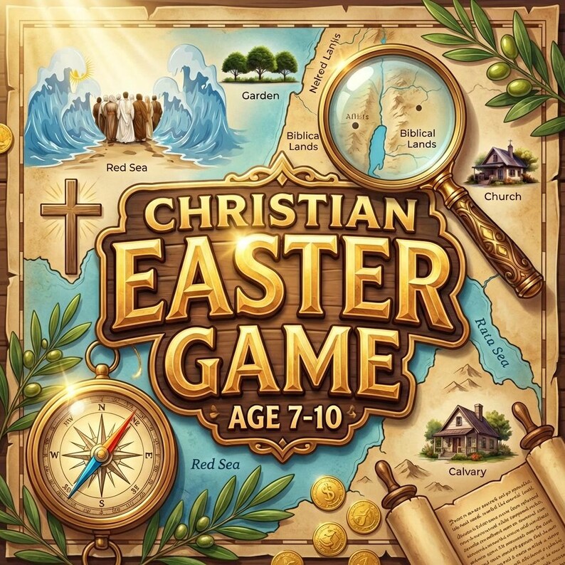 Resurrection Sunday, Christian Easter Game, Bible Story Scavenger Hunt ...