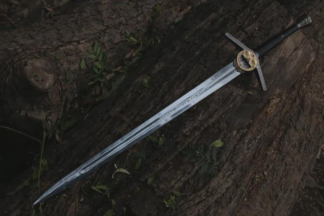 Hand Made Geralt of Rivia Arondight's Witcher Sword, Witcher 03, Wild ...