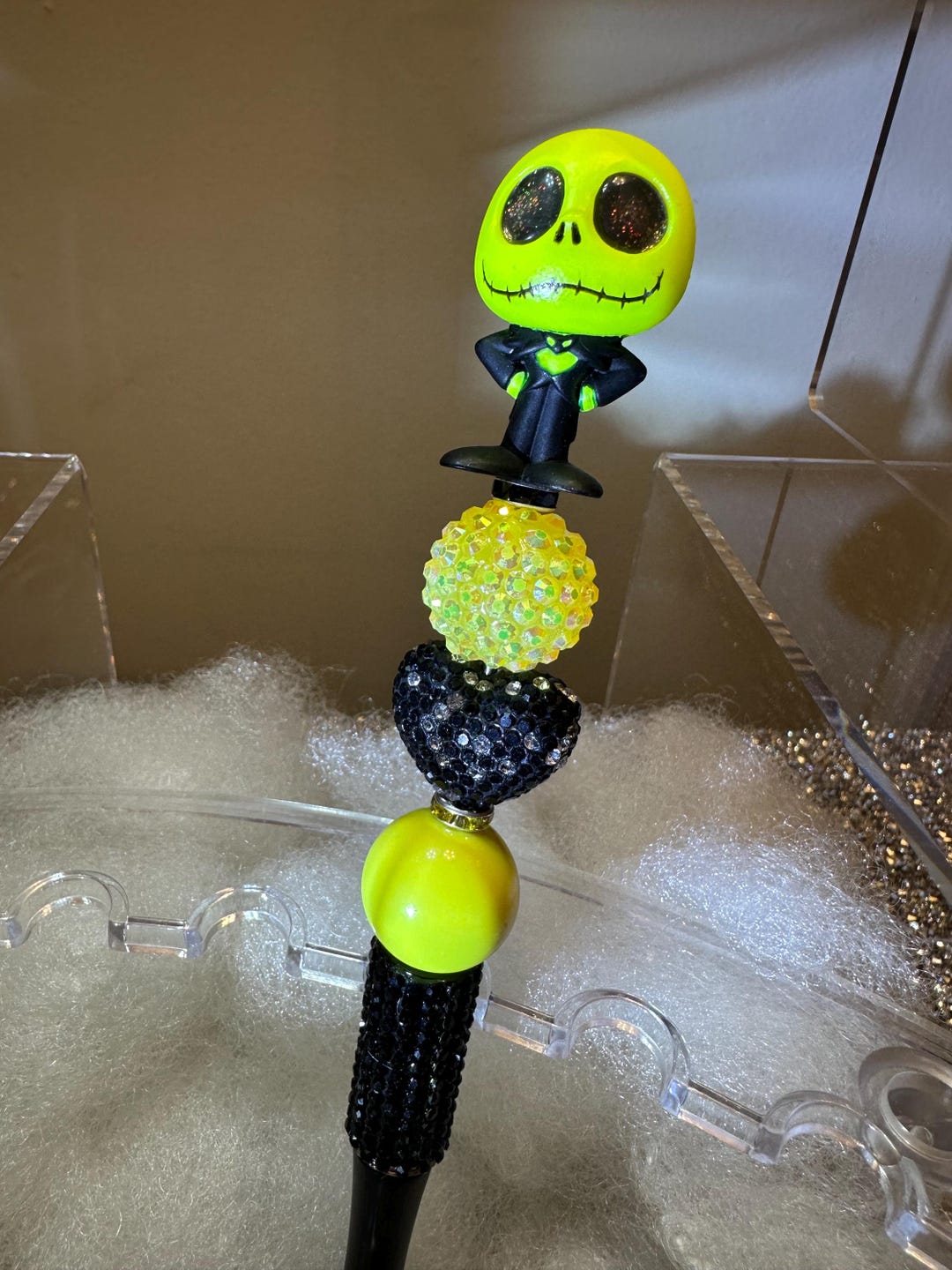 Jack Skellington Neon Beaded Pen - Etsy