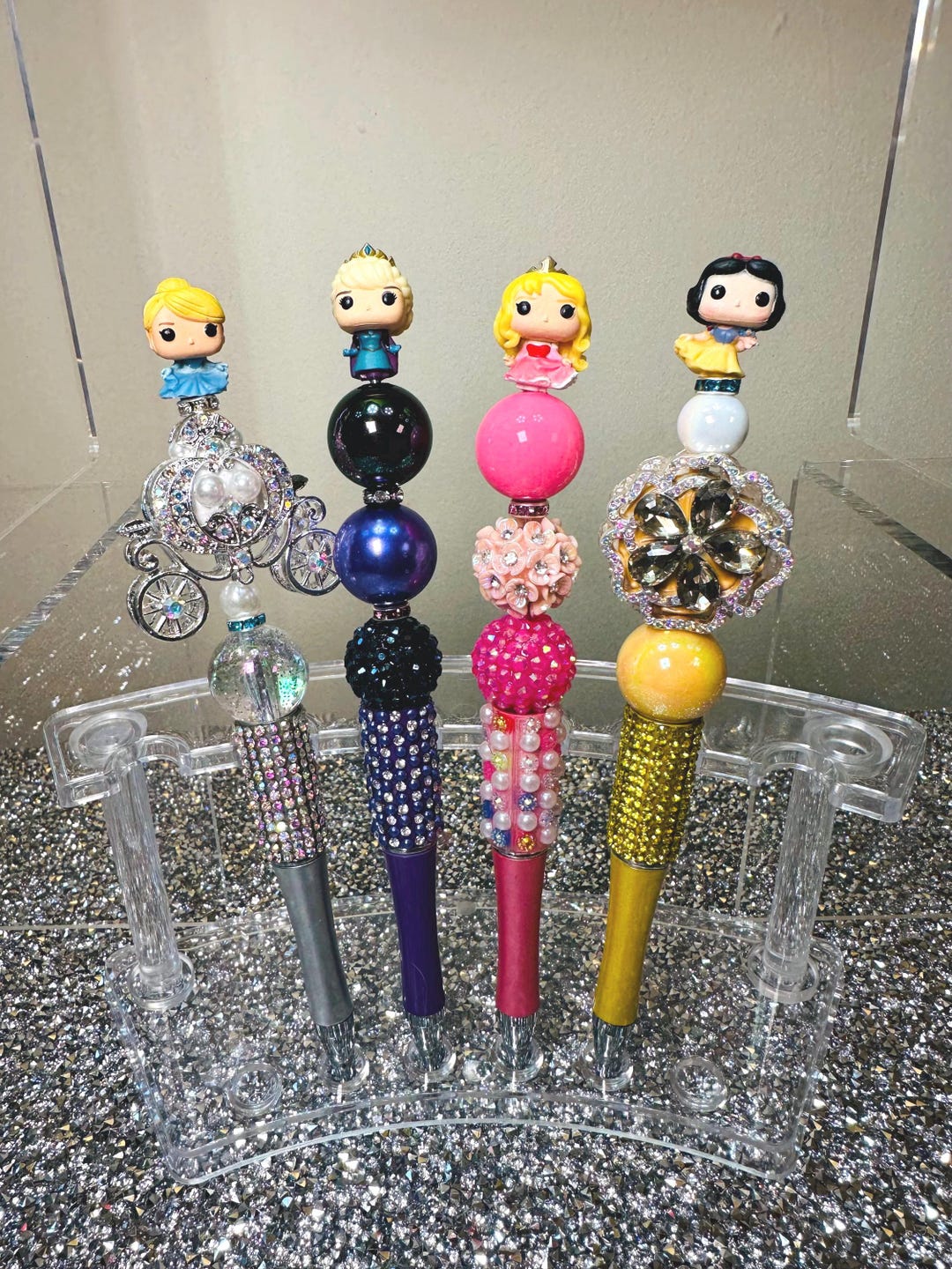 Disney Princess Pens Cinderella, Frozen, Sleeping Beauty, Snow White - Etsy