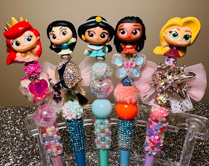 Princess Beaded Pens - Etsy