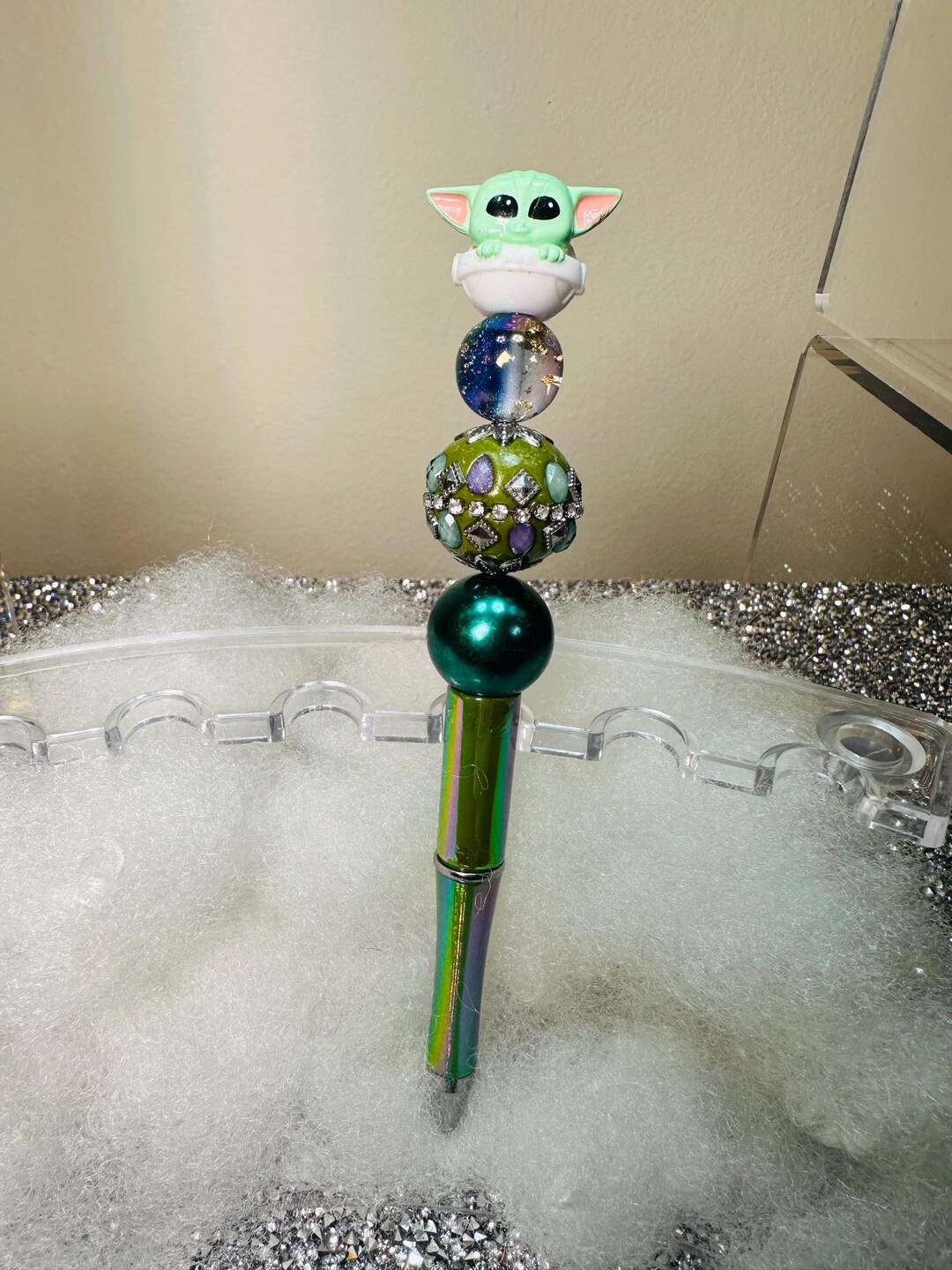 Grogu (squishy Top) Star Wars Beaded Pen - Etsy