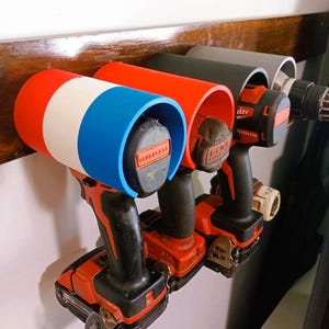 Milwaukee M18 Drill/impact Tool Holder - 3D Printed Storage Solution ...