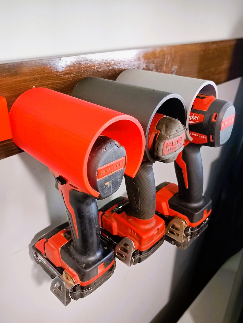 Milwaukee M18 Drill/impact Tool Holder - 3D Printed Storage Solution ...