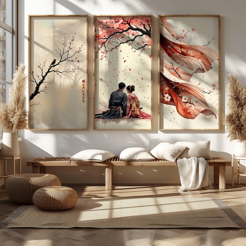 Japanese Romantic Art - Etsy