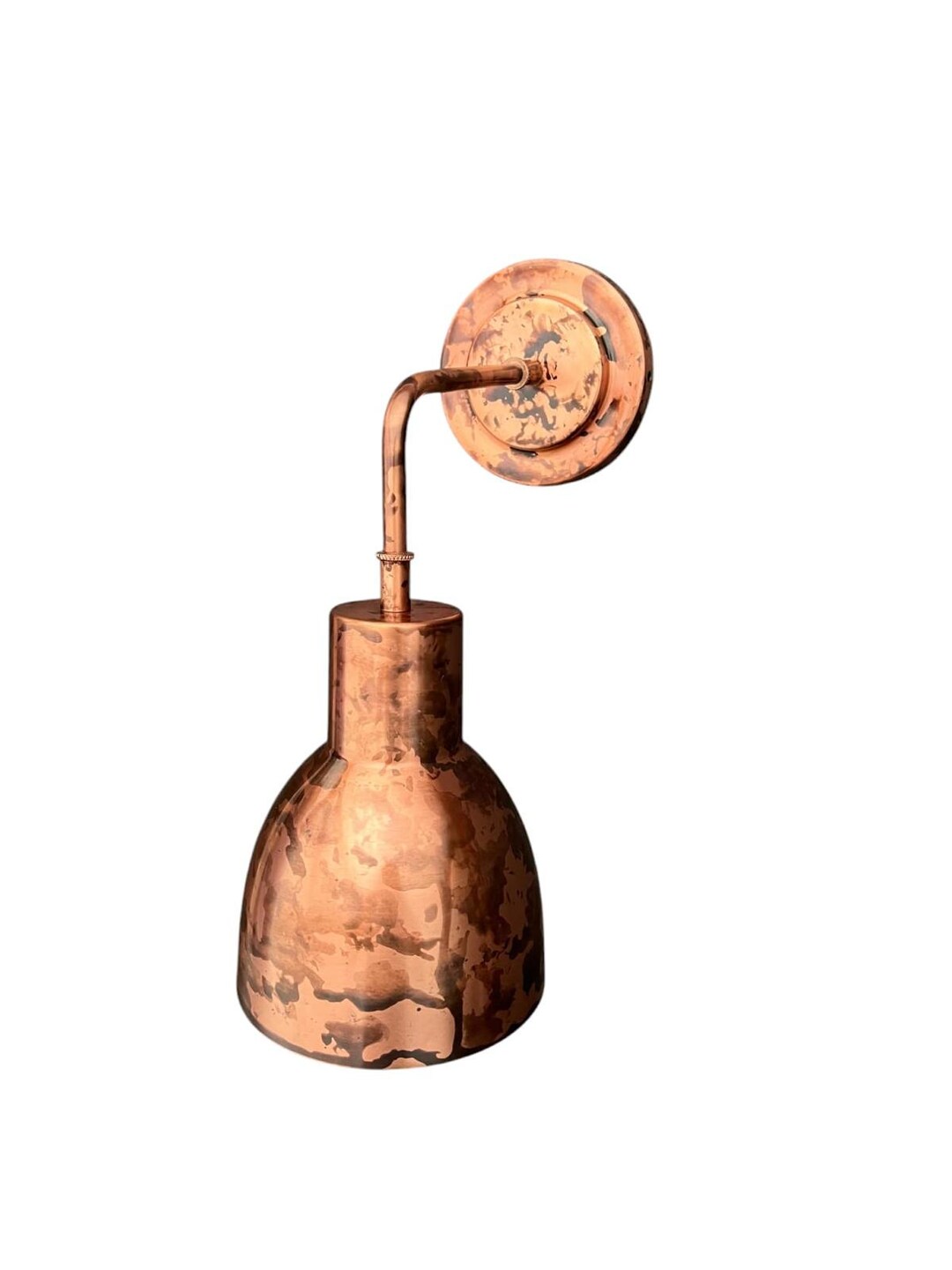 Rugged Copper Wall Sconce – Handmade Industrial Rustic Light Fixture - Etsy