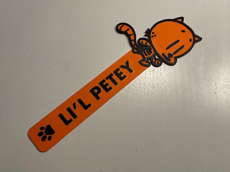 3D Printed Dog Man Lil Petey Bookmark - Etsy