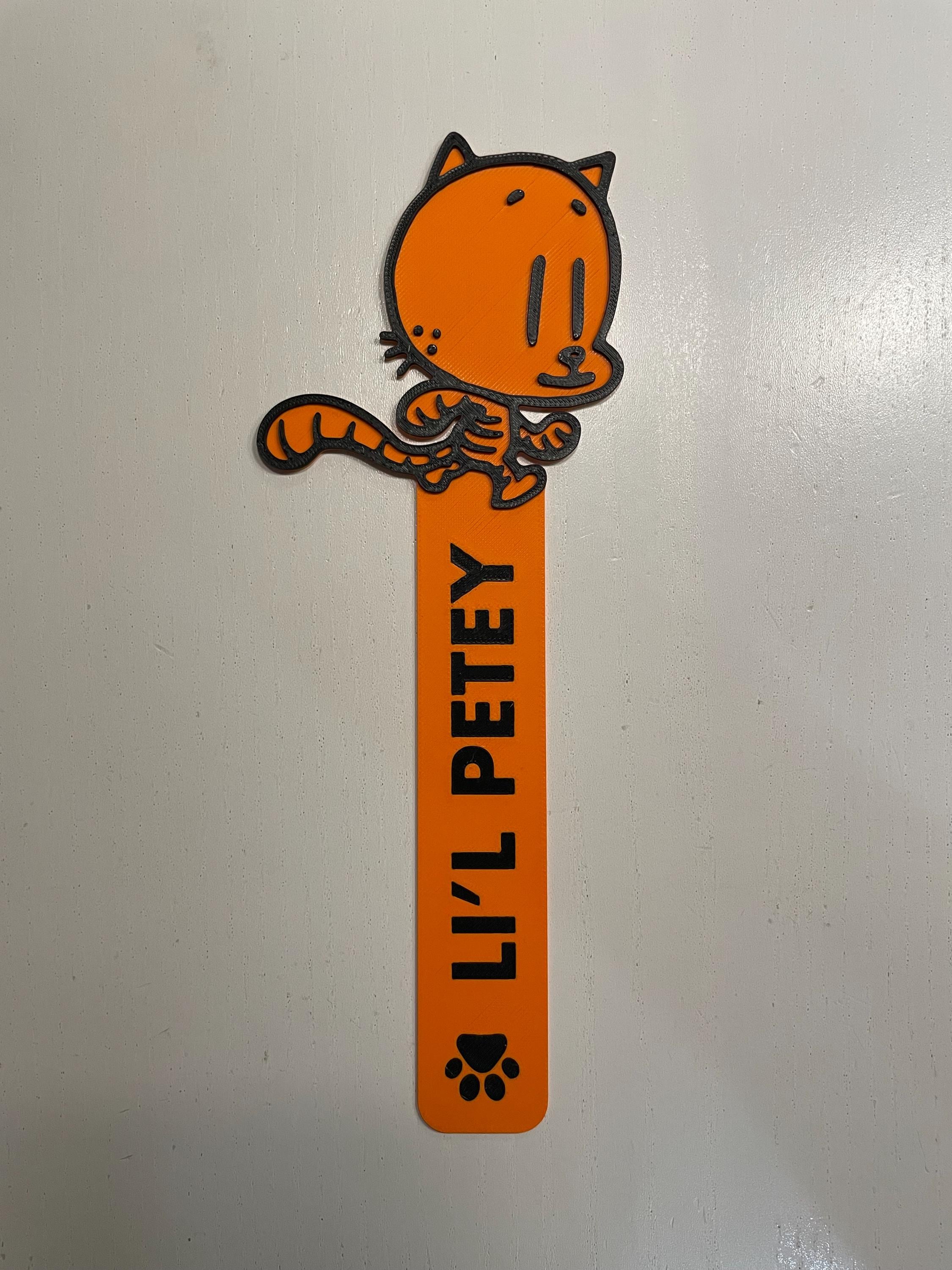 3D Printed Dog Man Lil Petey Bookmark - Etsy