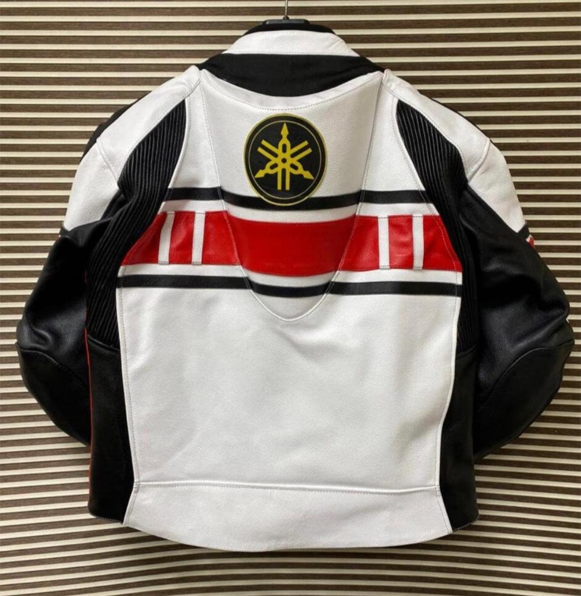 Yamaha Motorbike Racing Leather Jacket-cowhide Leather and Certified ...