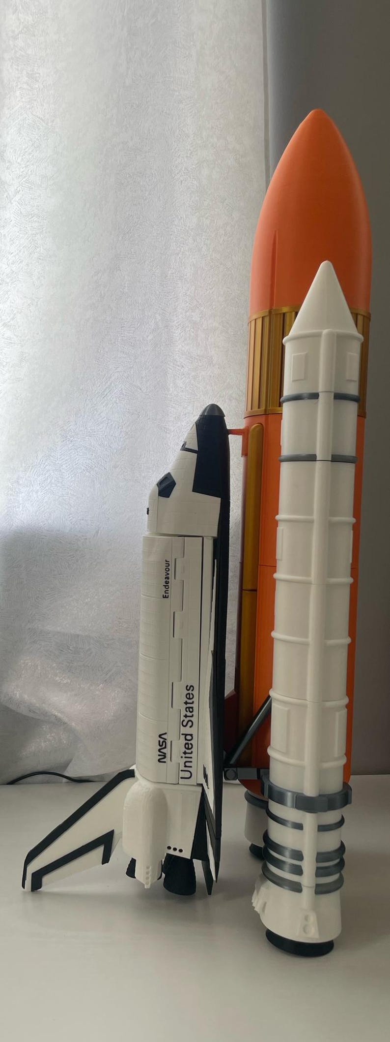 Lift Off! Large 3d-printed Space Shuttle With Booster - Etsy