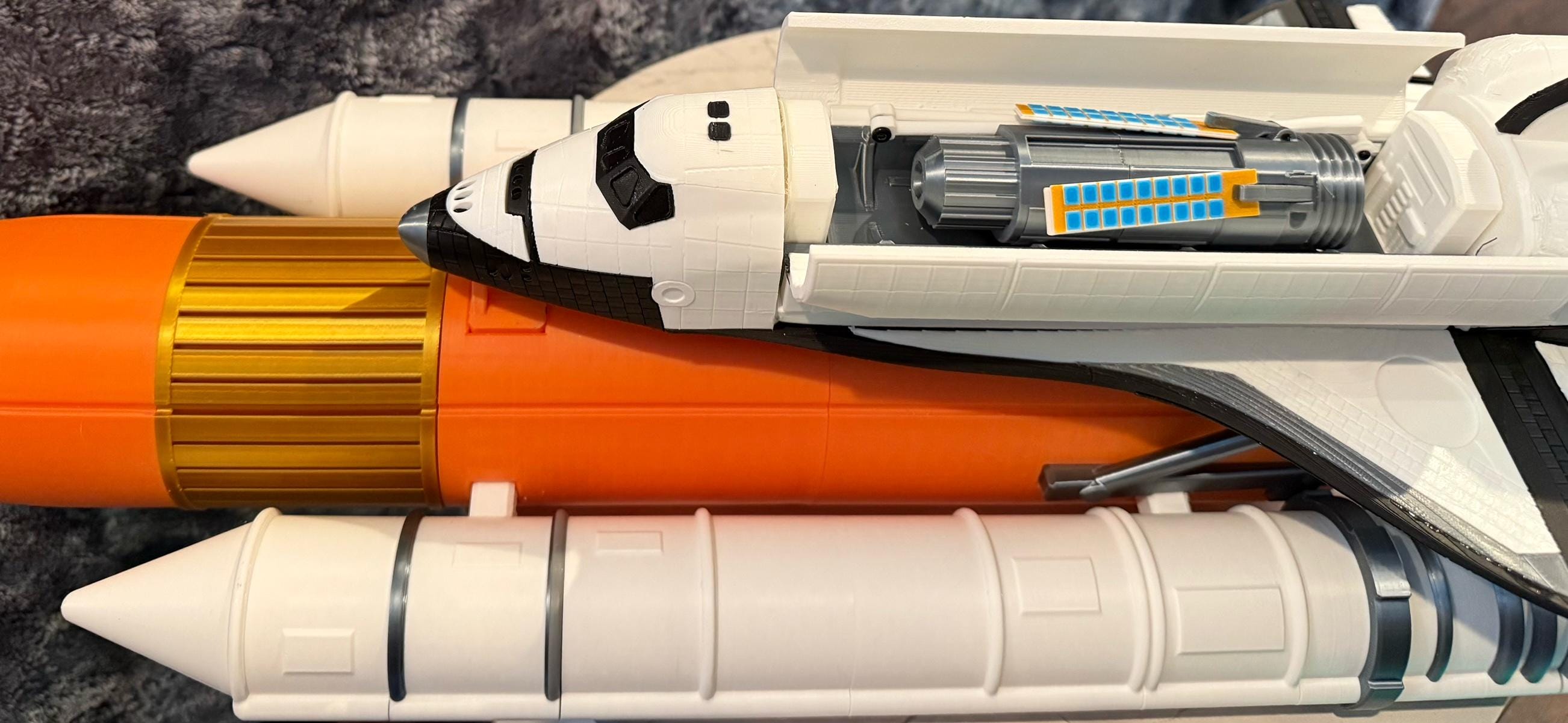 Lift Off! Large 3d-printed Space Shuttle With Booster - Etsy