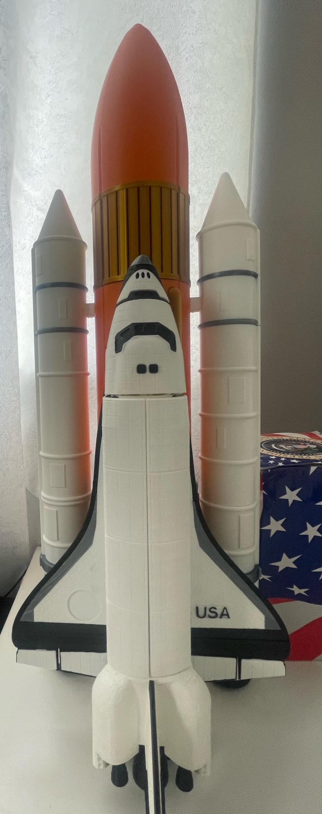 Lift Off! Large 3d-printed Space Shuttle With Booster - Etsy