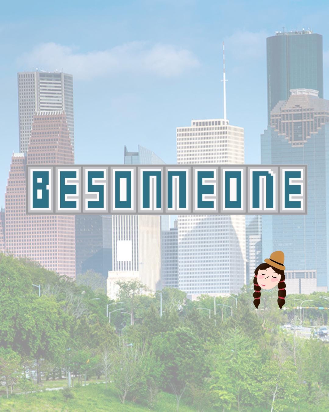 Houston BE SOMEONE - Digital Needlepoint Chart 6.8" X 1.2” - Etsy