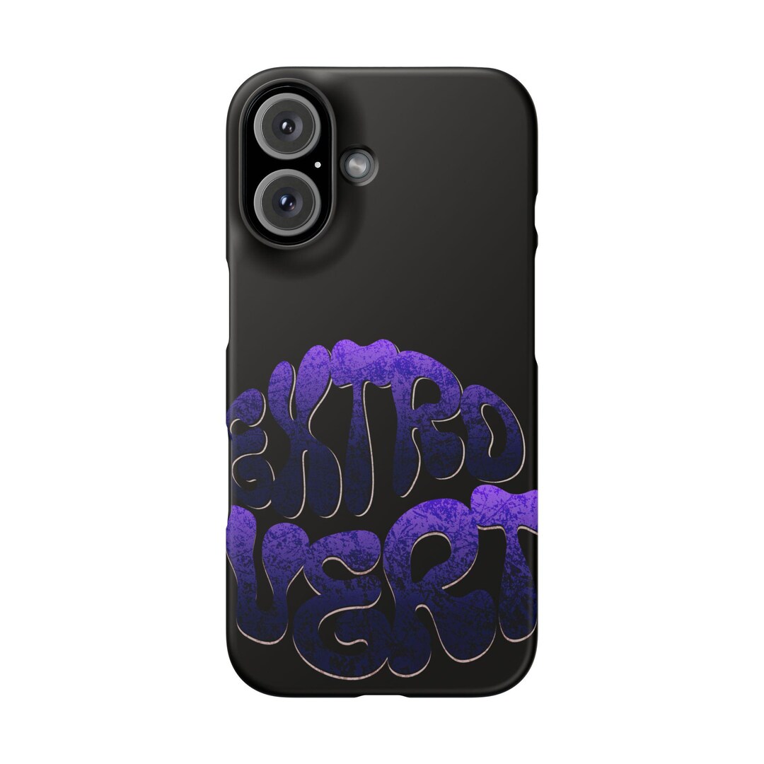 Extrovert Snap Cases, Fun Phone Case, Colorful Smartphone Cover ...