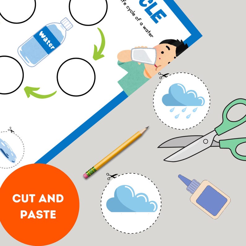 Engaging Cut and Paste Activity Sheets for Kids - Boost Learning Fun ...
