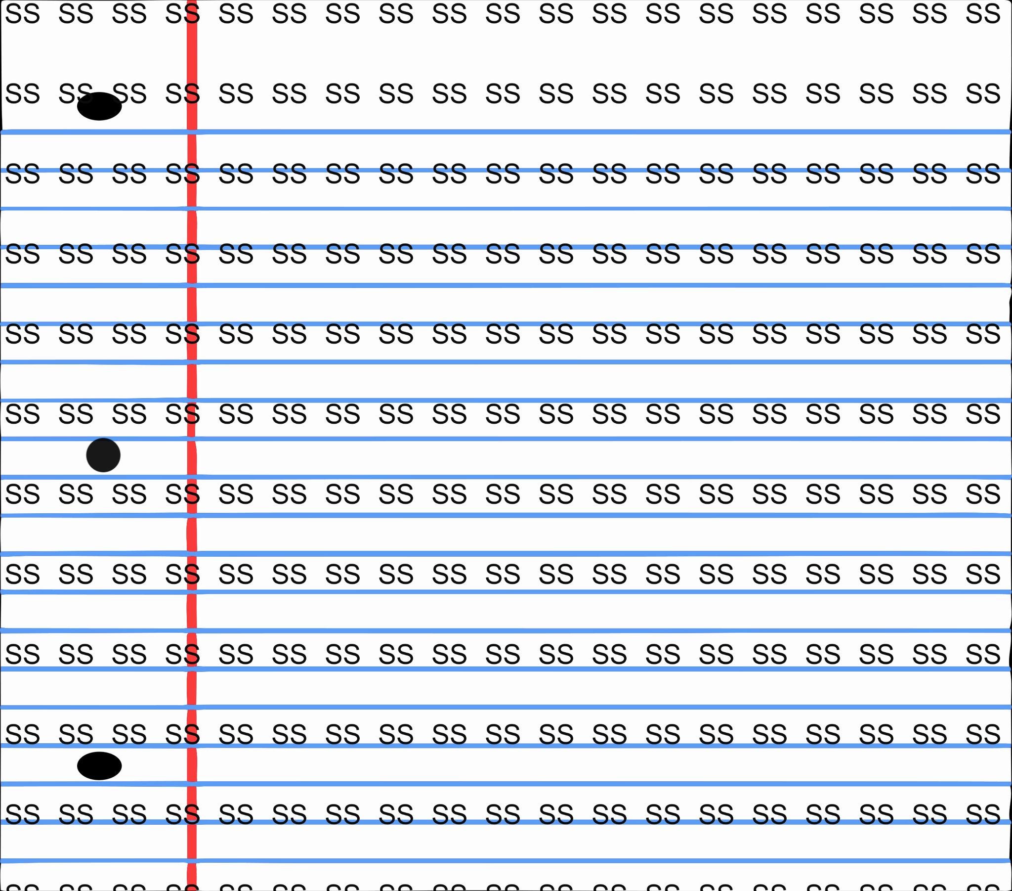 School Notebook Paper Template PNG |sublimation Design | Instant ...