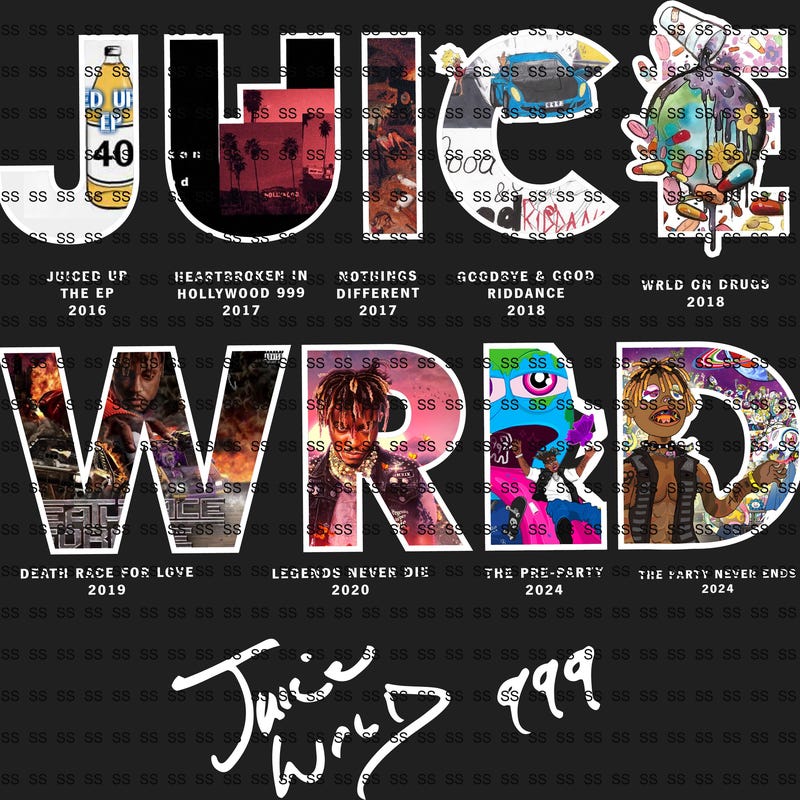 Juice Wrld Svg - Etsy