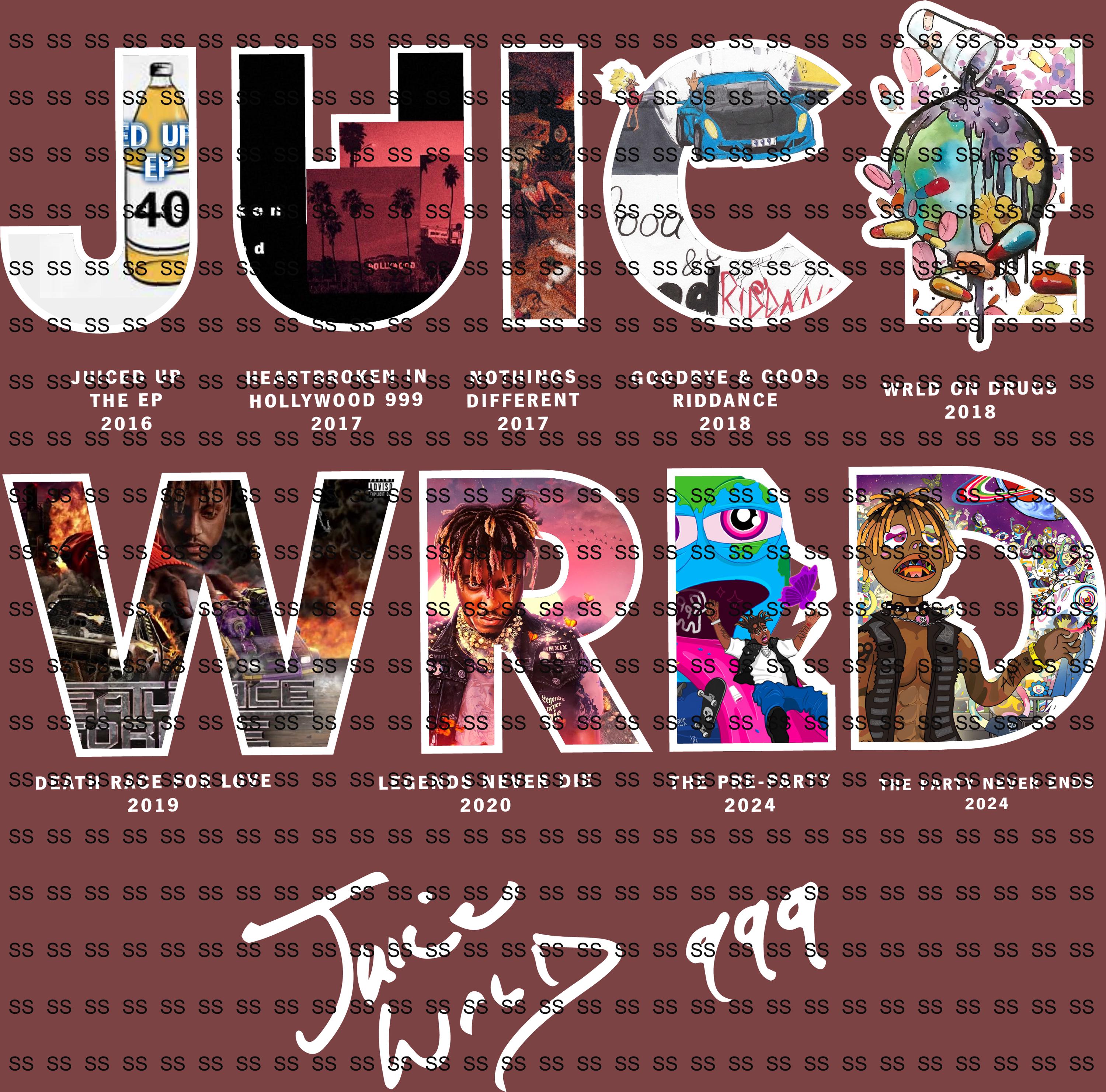 Juice Wrld SVG and PNG |sublimation Design | Instant Download | Digital ...