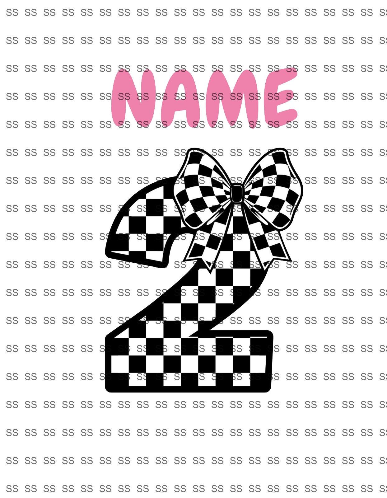 Pit Crew Brother Racing Design: Pink Race Car Graphic for Racer Sister ...
