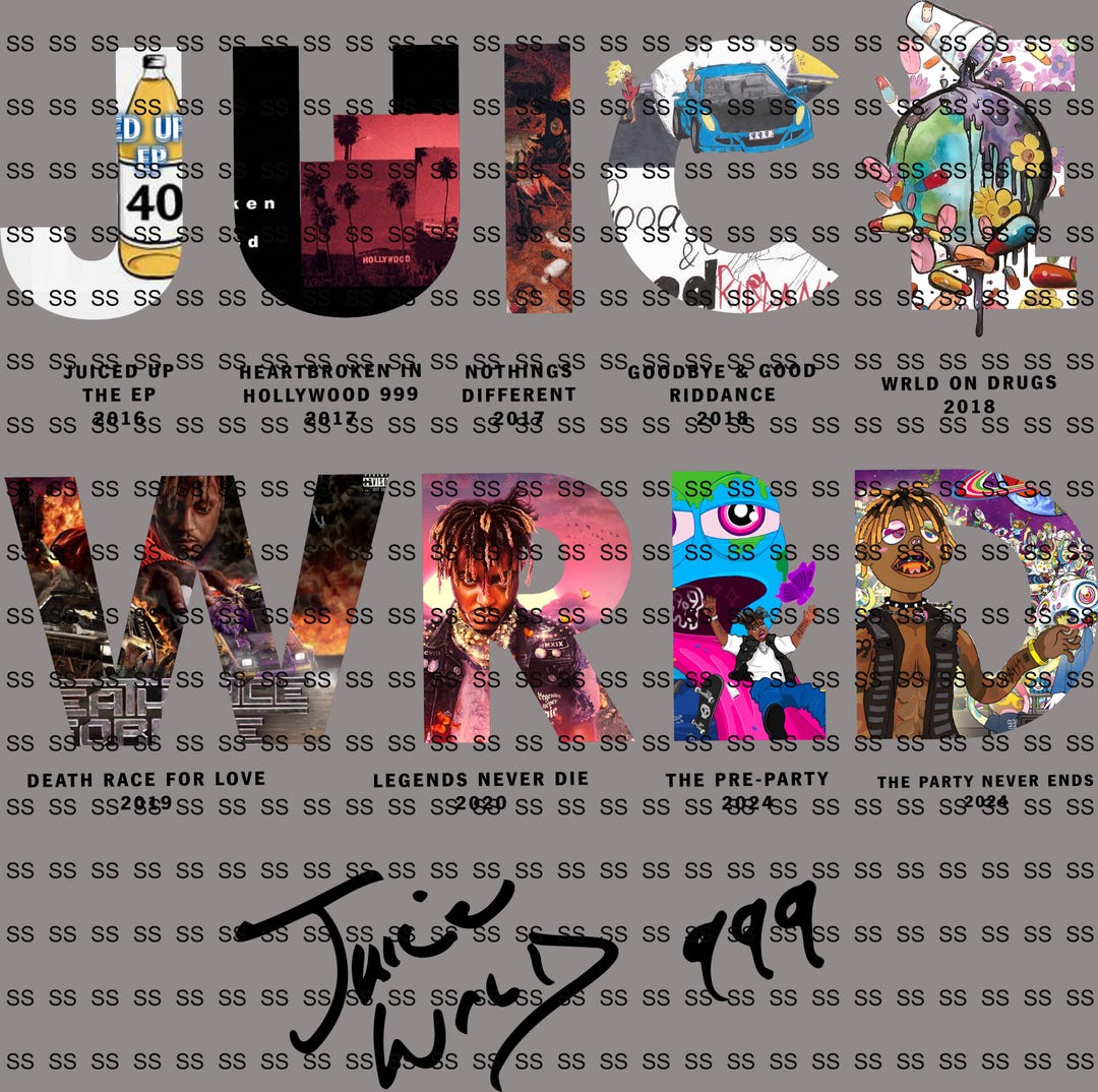 Juice World SVG and PNG |sublimation Design | Instant Download ...