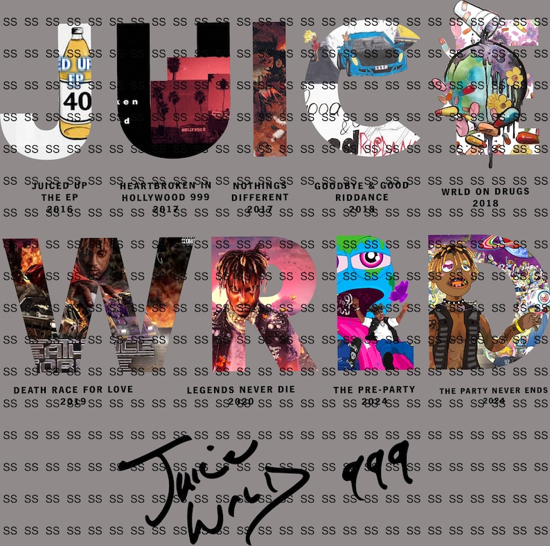 Juice World SVG and PNG |sublimation Design | Instant Download ...