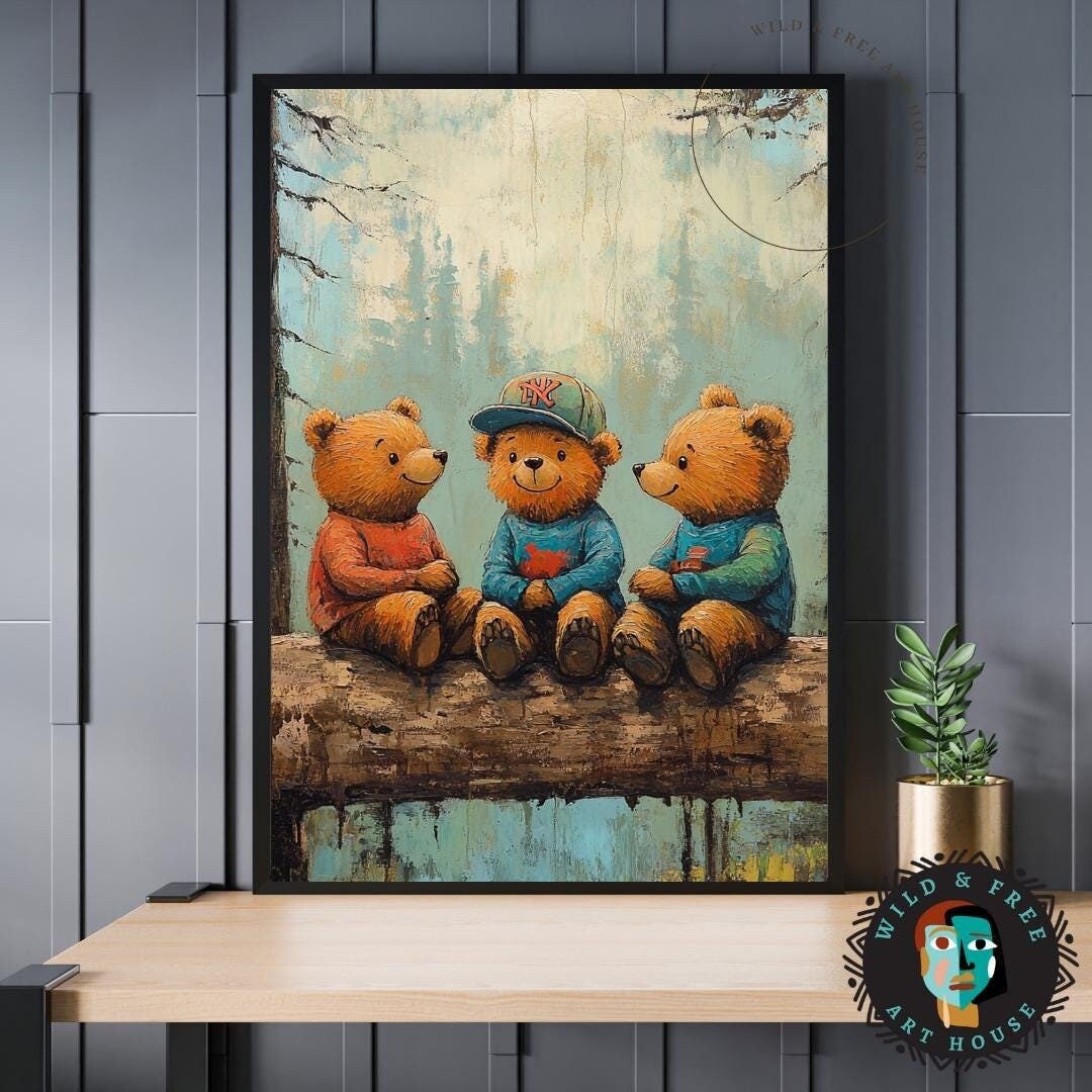 Brother Bear Wall Art Printable | Brother Decor | Printable Bear ...