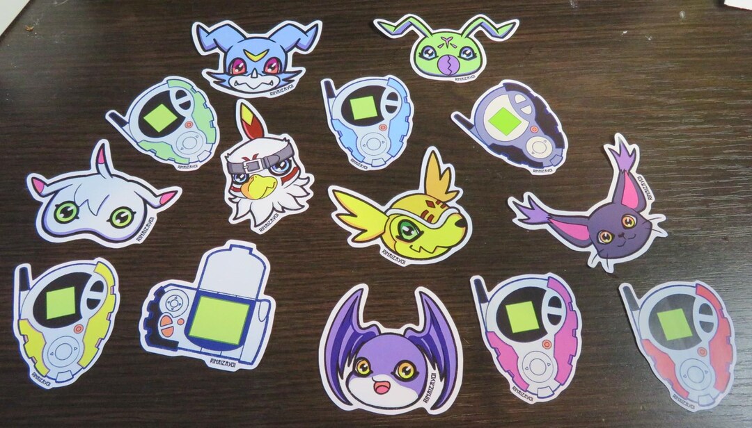 Digimon 02 Stickers - Etsy