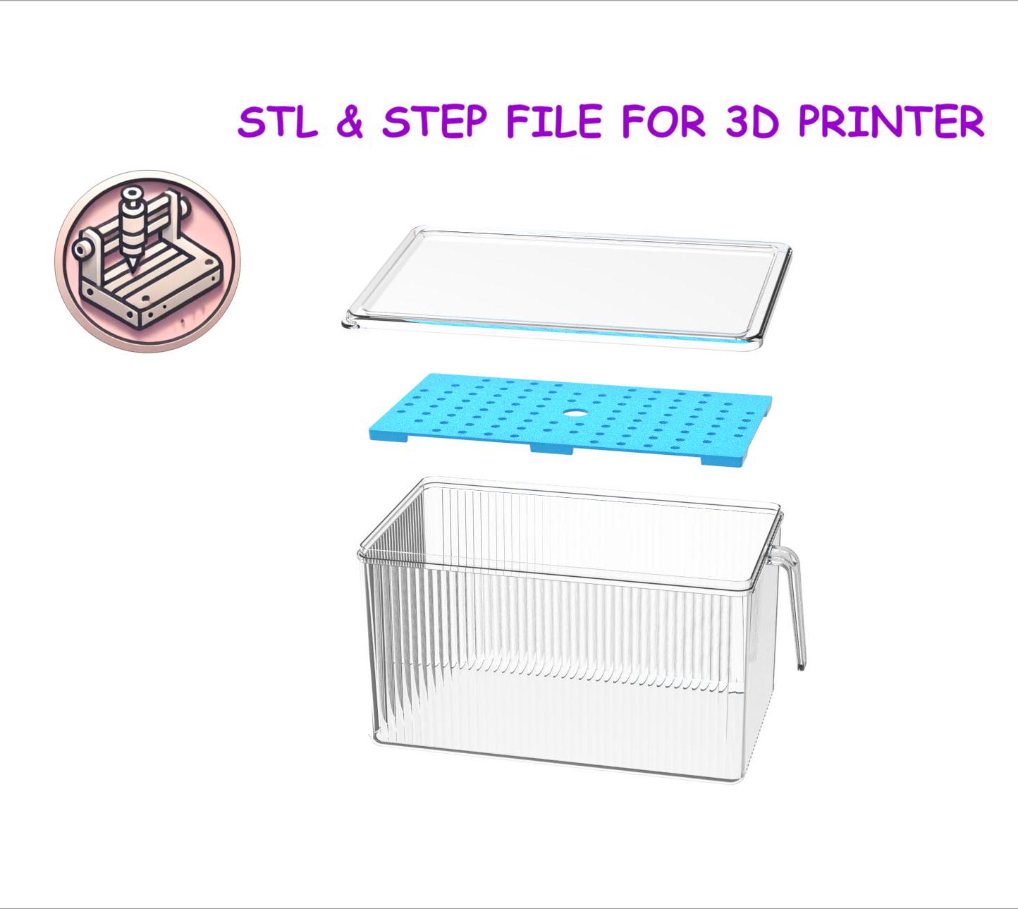 Stackable Storage Box Stl Files | STL Files for 3D Printing | Step File ...