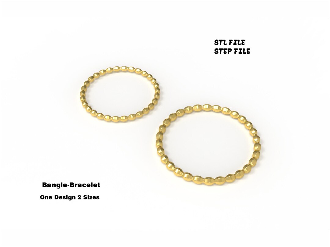 Bracelet 3D Model – Ready-to-print STL File – Jewelry 3D Printing Files ...